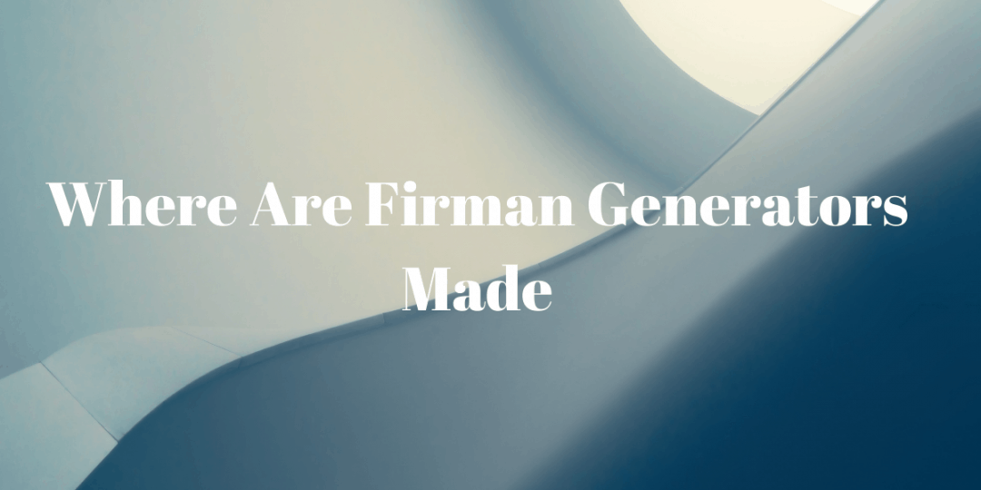 Best Firman Generators Reviews (Pros & Cons) - Generators Zone
