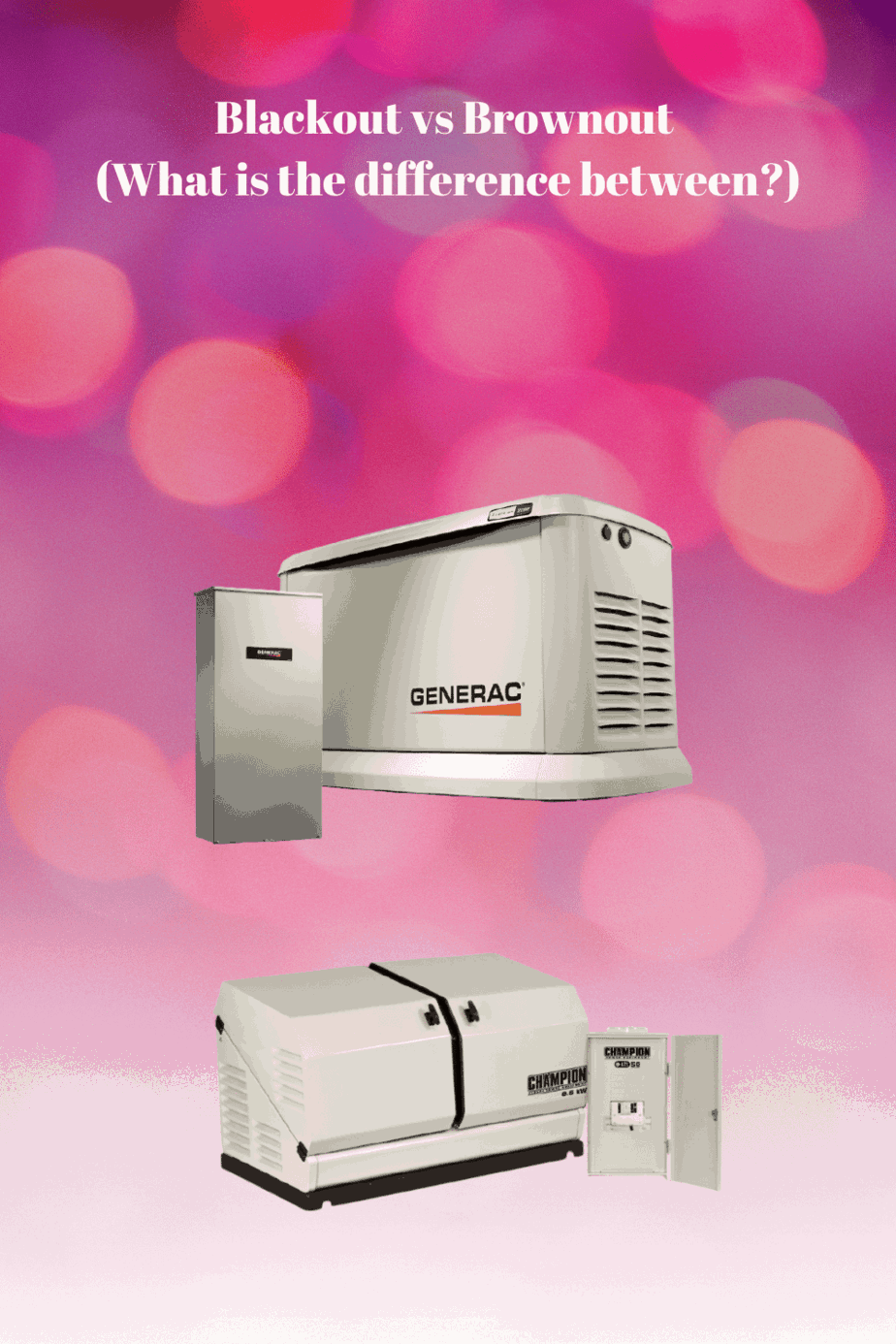 Blackout vs Brownout (What is the Difference?) - Generators Zone