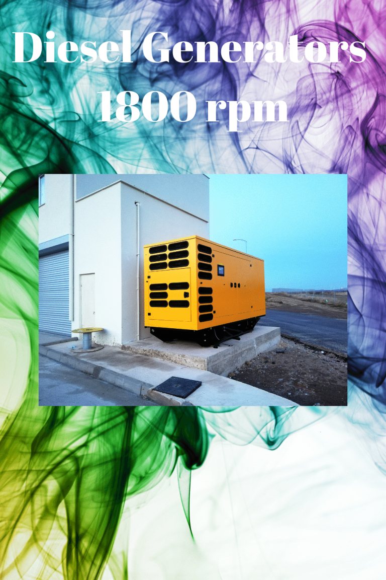 Diesel Generators 1800 rpm - Generators Zone