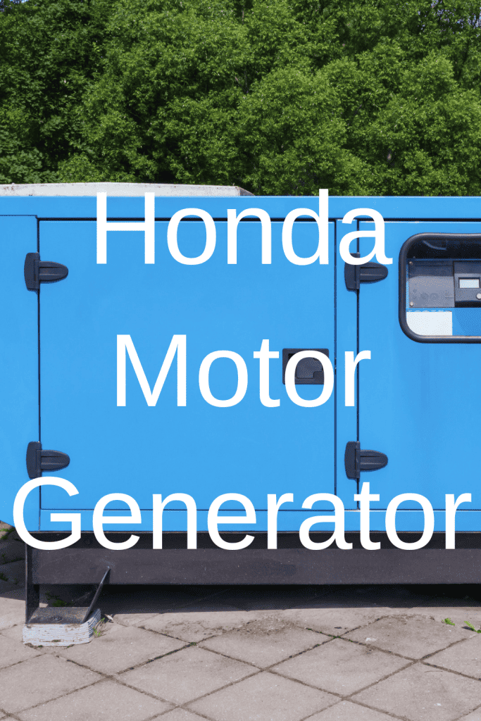 Honda Motor Generator - Generators Zone