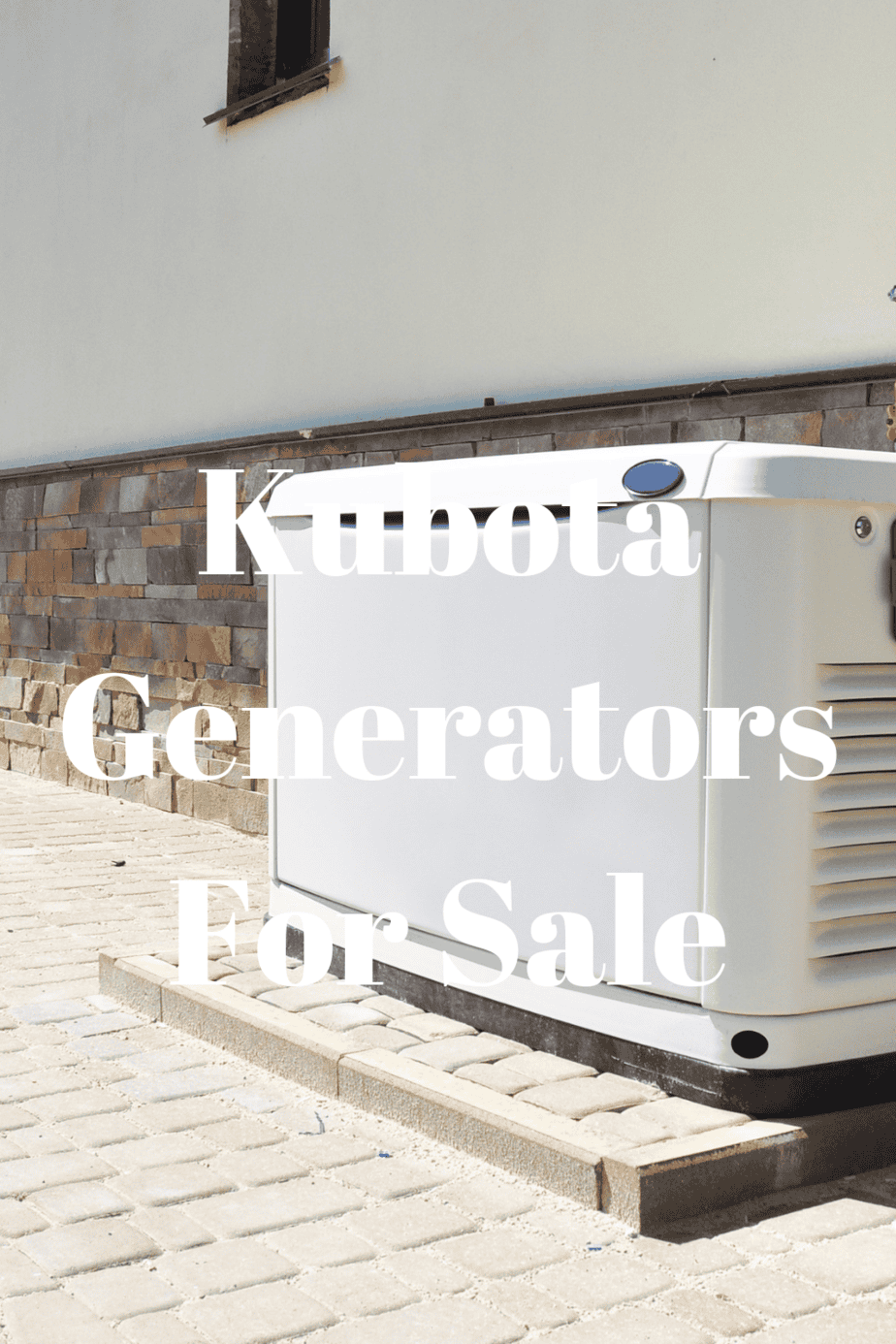 Kubota Generators For Sale - Generators Zone