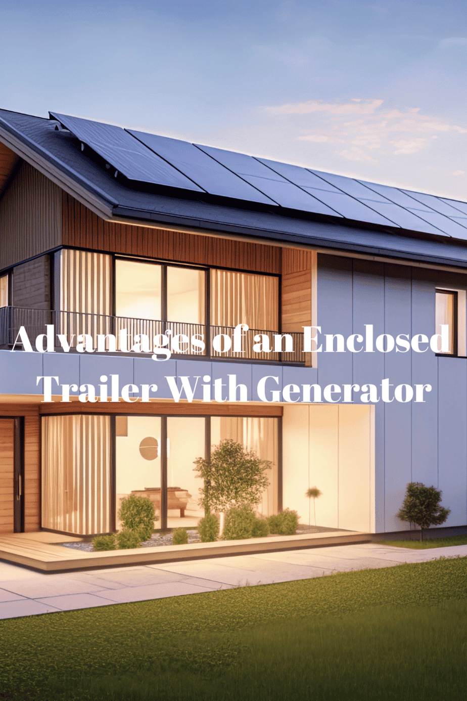 Advantages of an Enclosed Trailer With Generator - Generators Zone